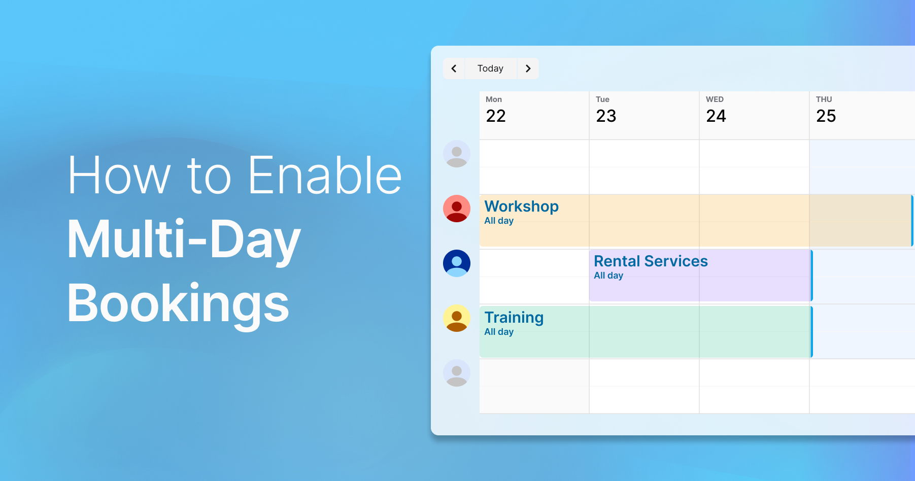 How to Enable Multi-Day Bookings