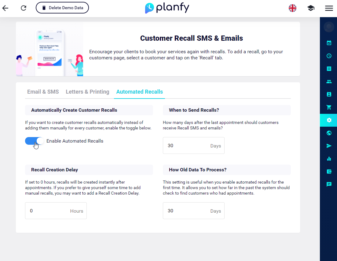 How to Send SMS, Email & Letter Recalls to Customers