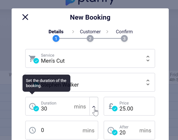 How to Customize Service Buffer Time